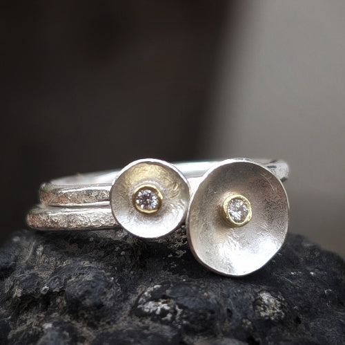 Luna Diamond Ring Set – Polka Dot Gallery